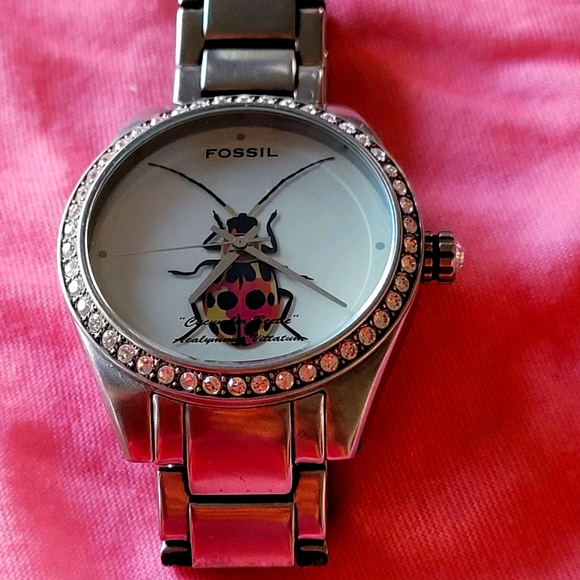 Fossil | Jewelry | Fossil Lady Bug Watch | Poshmark